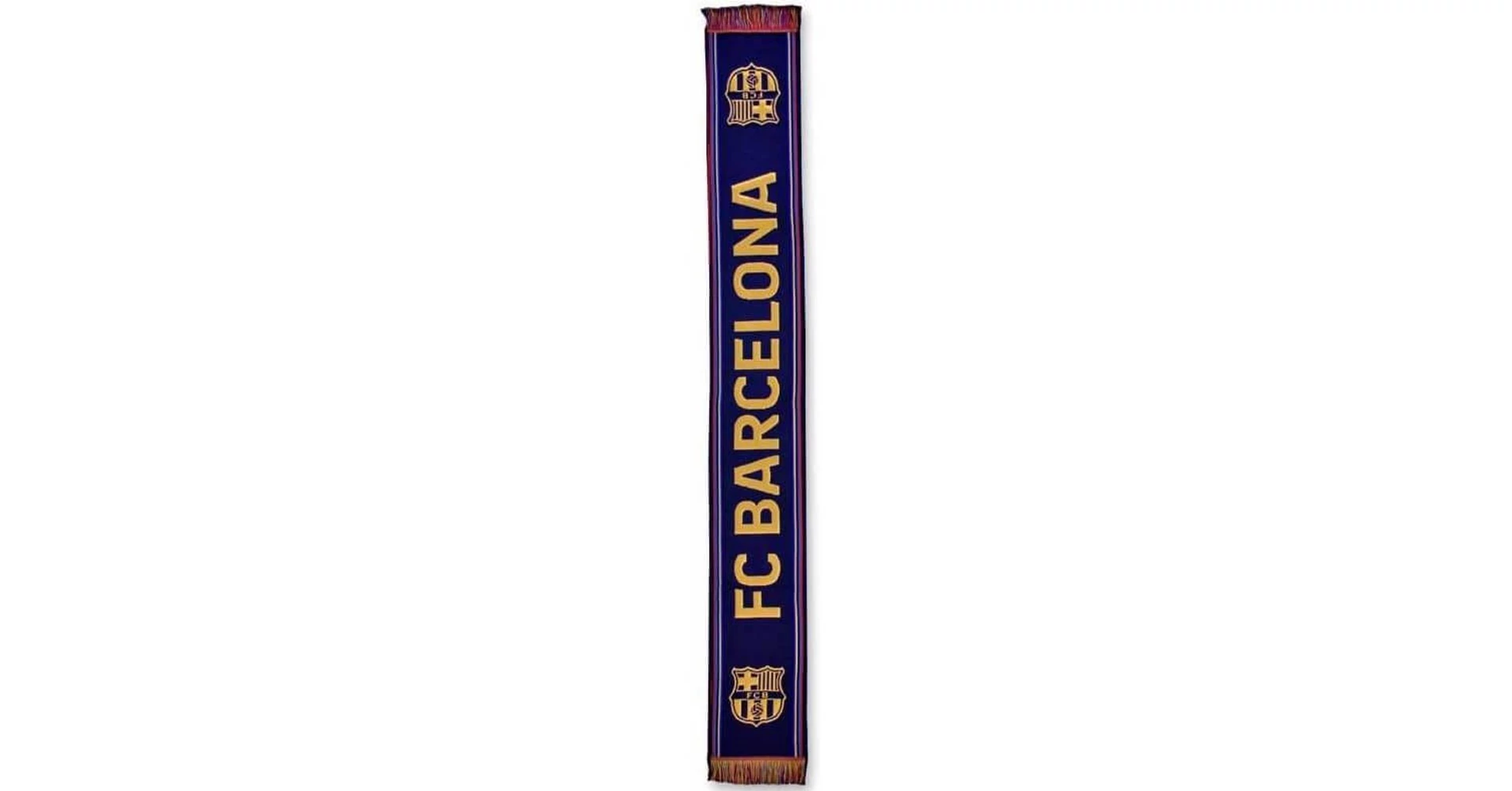 A Barça 2022-23-as aranyszínű szurkolói sálja - egyoldalas, standard